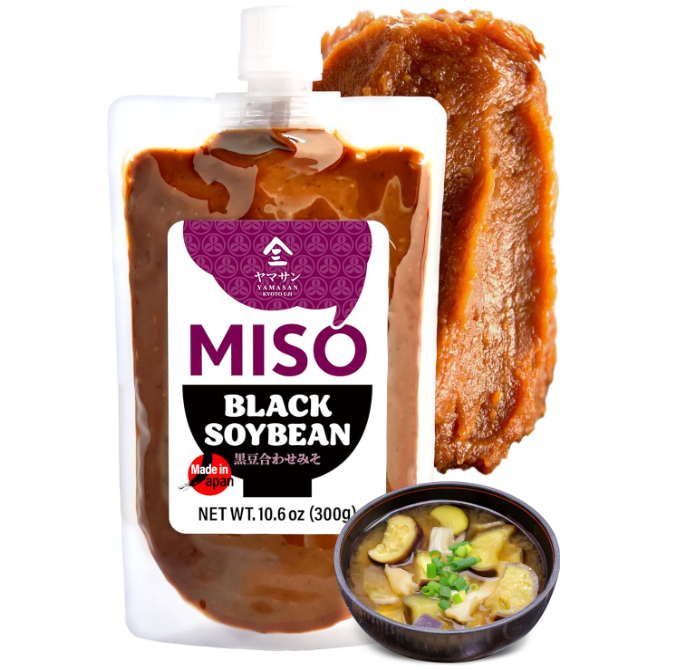 Awase Miso Paste, Black bean,Handmade in Kyoto Japan 300g - Yamasan Co ...