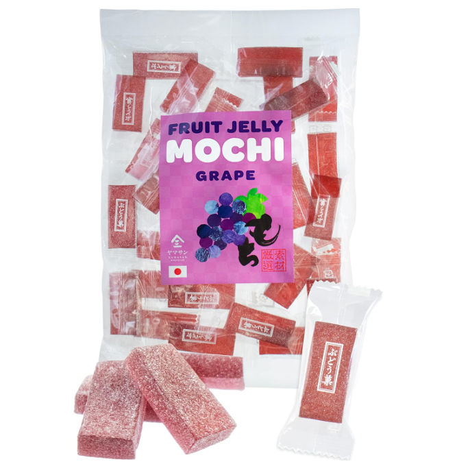 Japanese Jelly Fruit Mochi Candy Grape - Yamasan Co., Ltd.